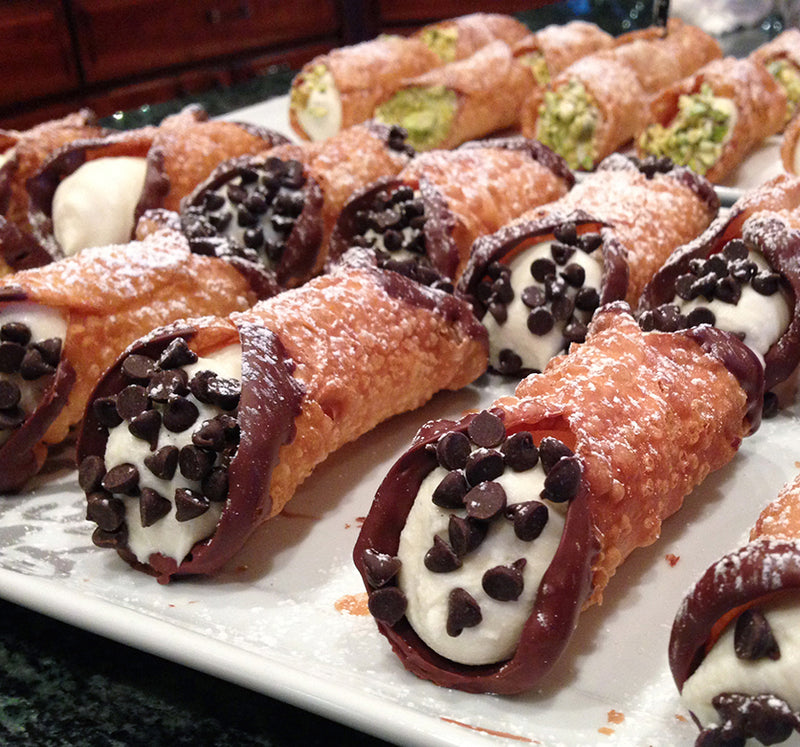 Italian Cannoli Vanilla Custard Italian Cannoli Goodies Bake Shop