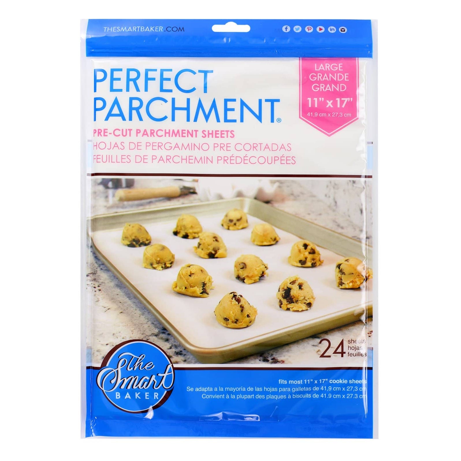 The Original Perfect Parchment - Pre-Cut Baking Parchment