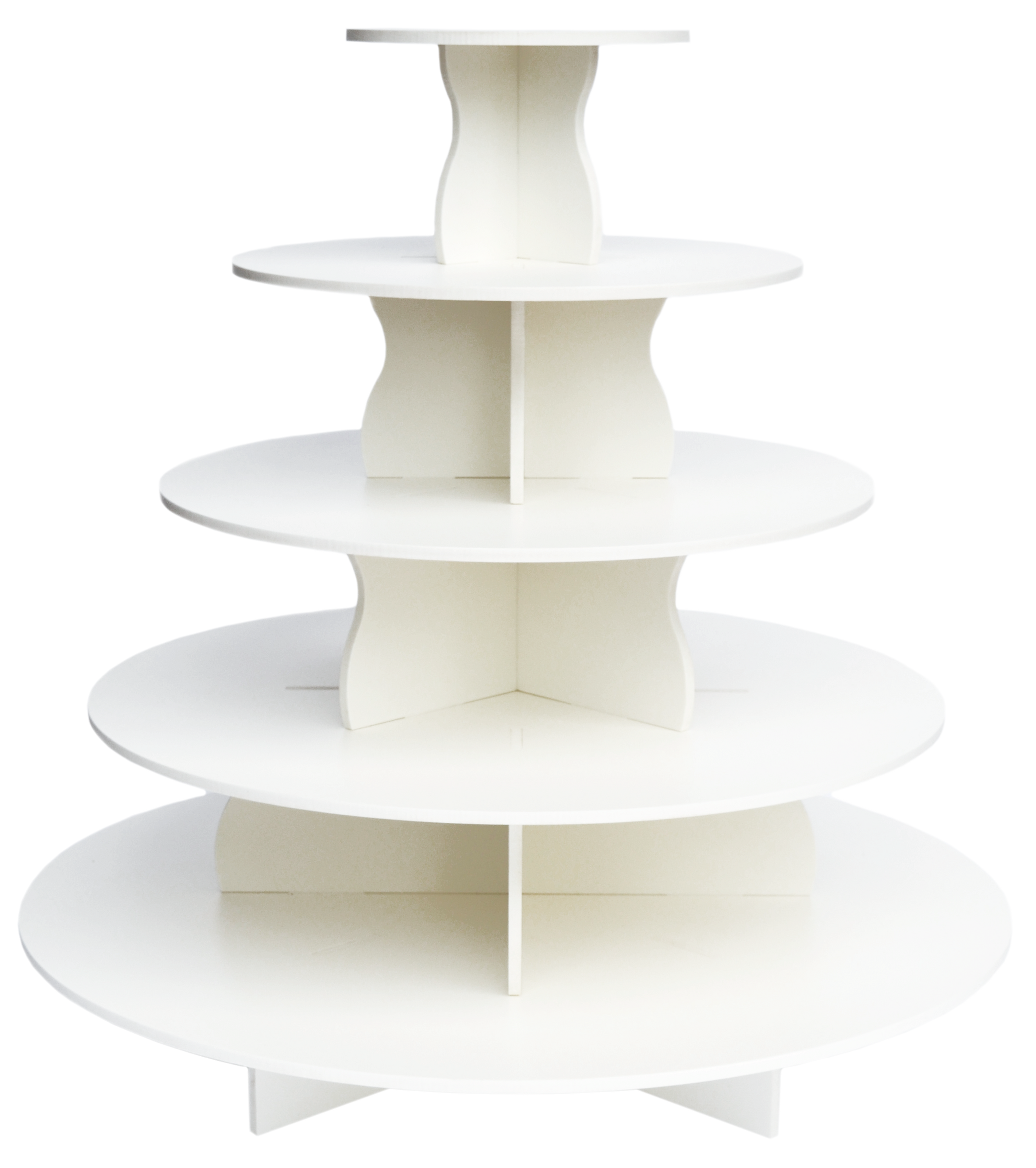 The Best 5 Tier Round Cupcake Tower - Made in USA | The Smart Baker